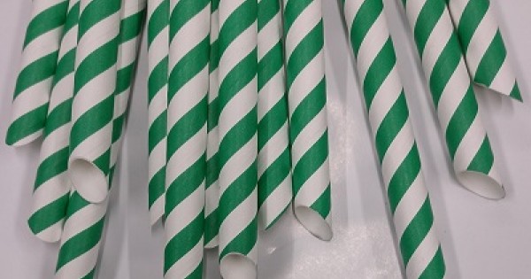 GREEN Biodegradable Paper Drinking Straws ,12 x 210mmx12000PCS, SHARP ...