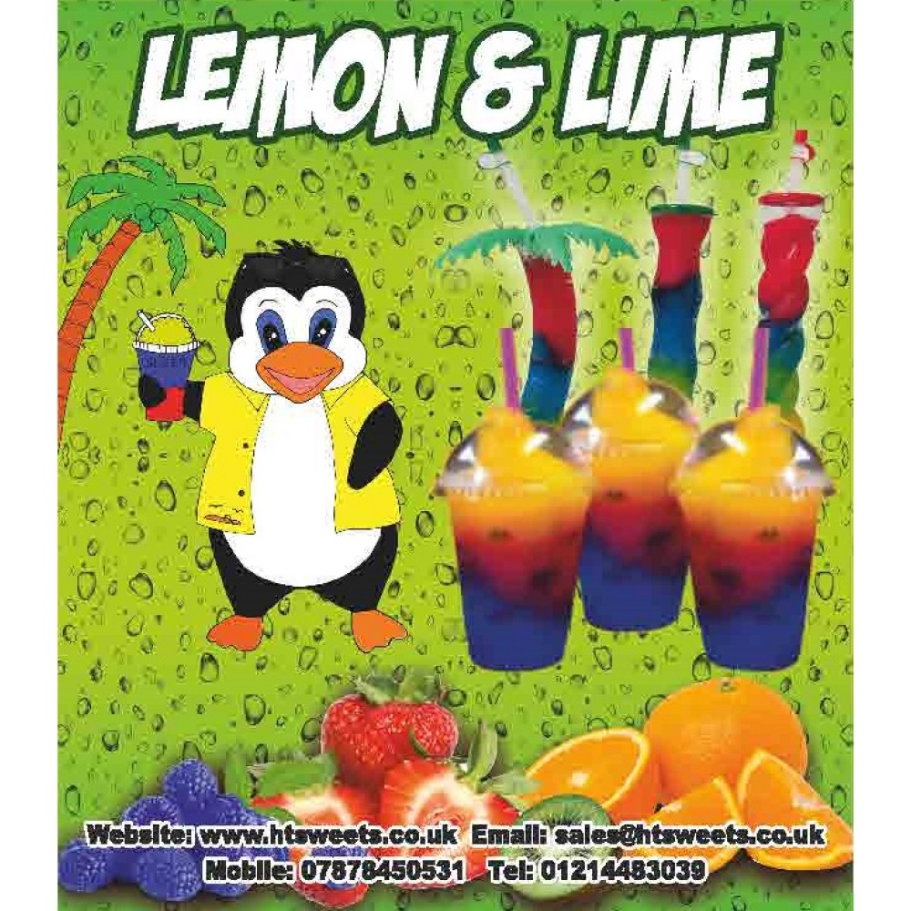 FLAVOUR LABEL FOR FABY SLUSH MACHINE Size: 17X19 cm