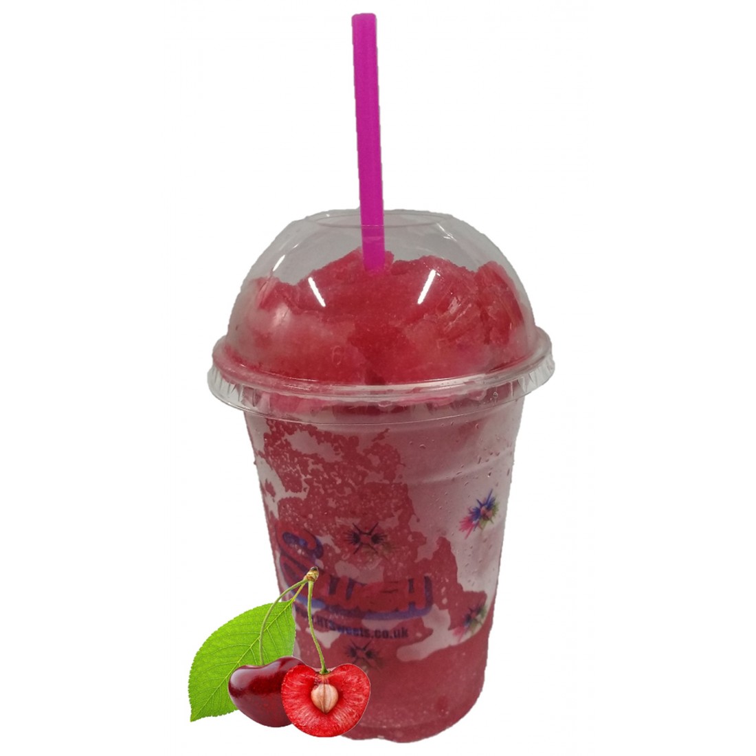 Post Mix Fizzy, Cherry Slush Syrup 1x10 Litre Dark Red Color,sugar, free