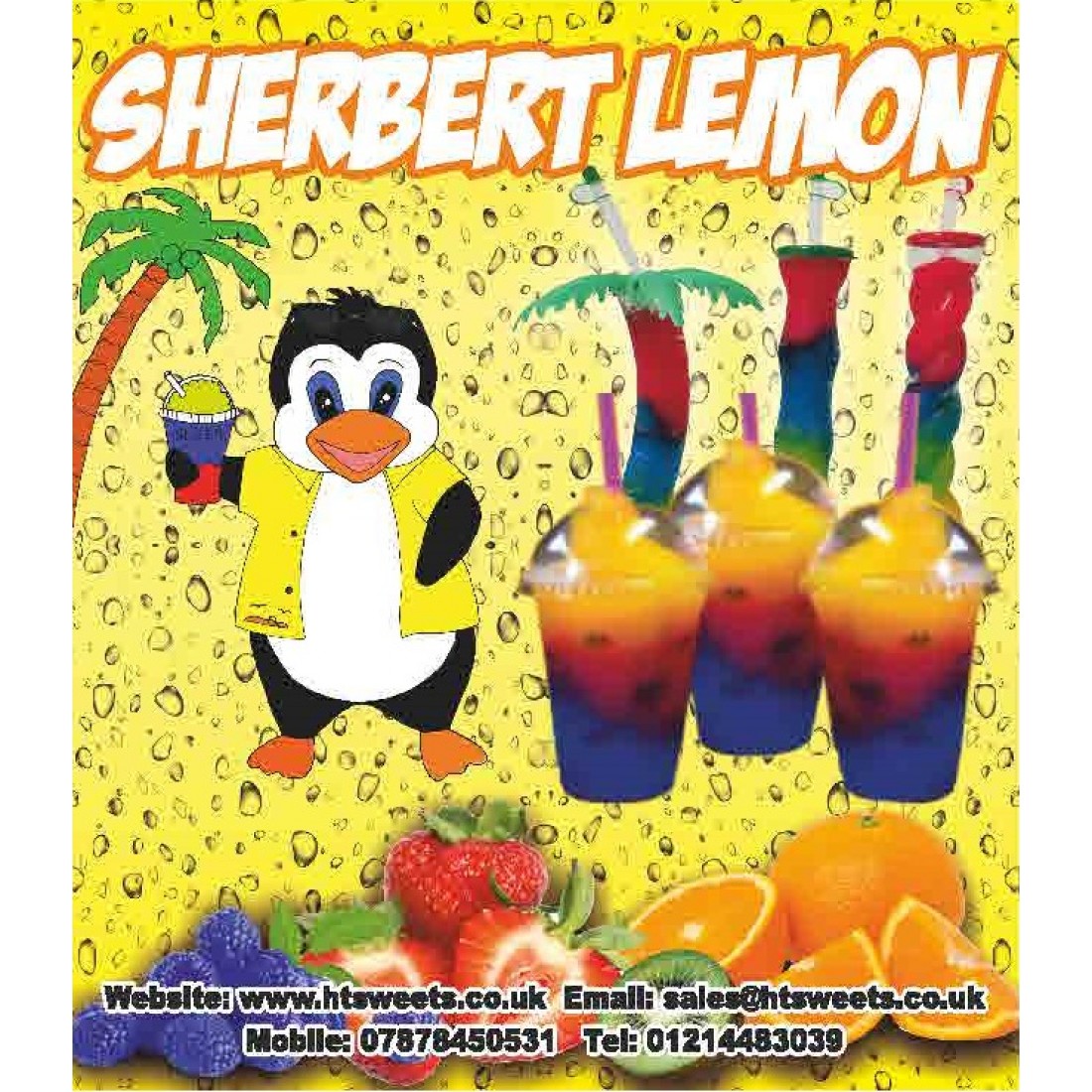 FLAVOUR LABEL FOR FABY SLUSH MACHINE Size: 17X19 cm