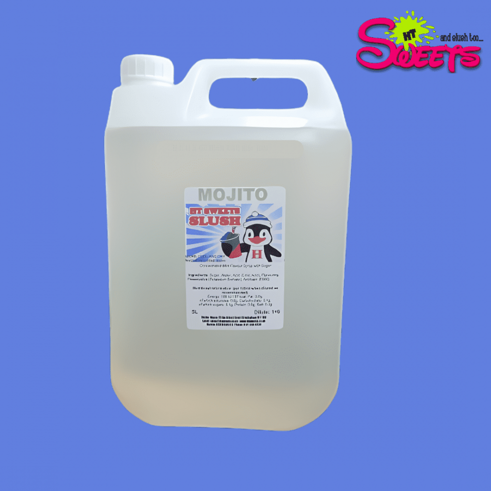 Mojito CLEAR Slush Syrup, 1x5 Litre