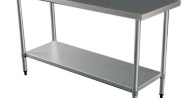 Three bowl slush machine stainless steel table
